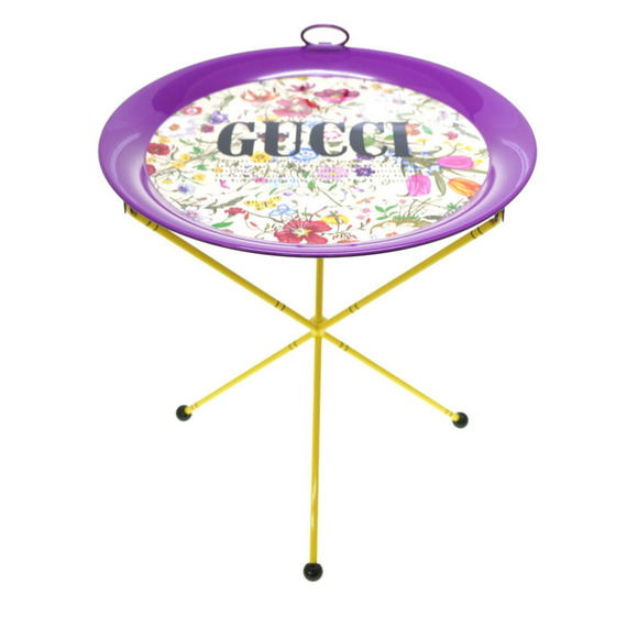 Gucci | Other | Gucci Folding Metal Tray Flora Print Foldable | Poshmark